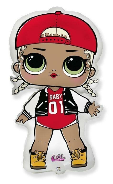 Шар (33'/84 см) Фигура, Кукла ЛОЛ (LOL), Модная подружка, 1 шт.