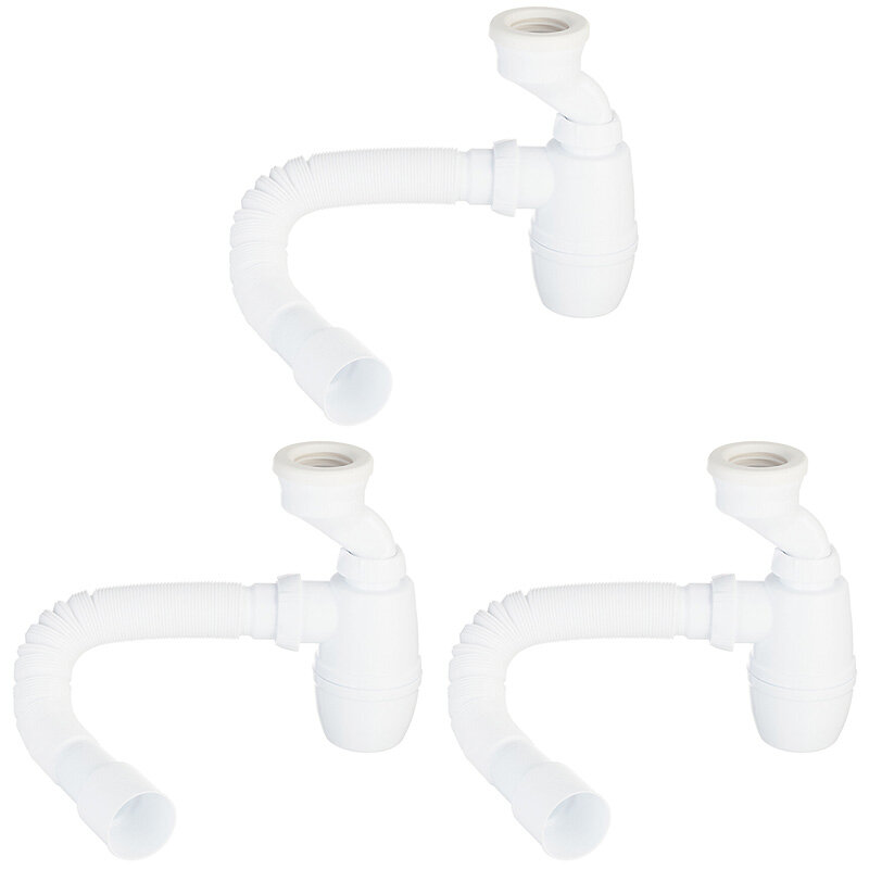 Сифон для писсуара 1 1/4х40 мм с выпуском d40/46 мм с соединением 40/50 мм (3 шт.)