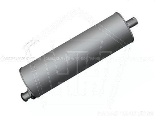 Глушитель для а/м газ 3302, 2217, 3307 евро 3 (хомут/труба выход в бок) (3302-1201010-