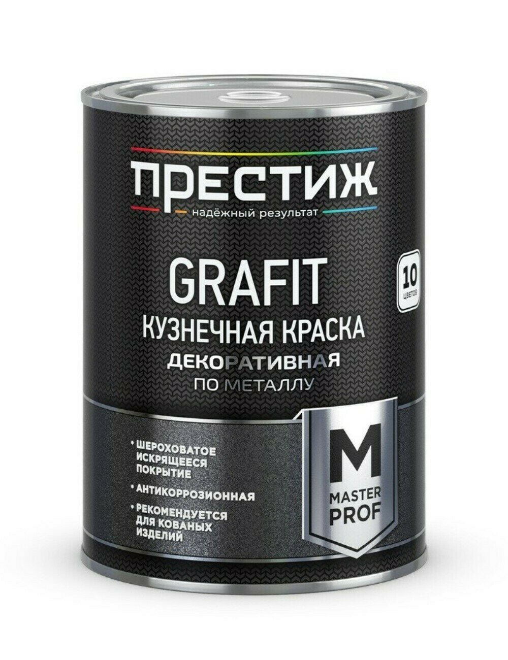 Краска кузнечная с эффектом Grafit золотистая 0,9 кг