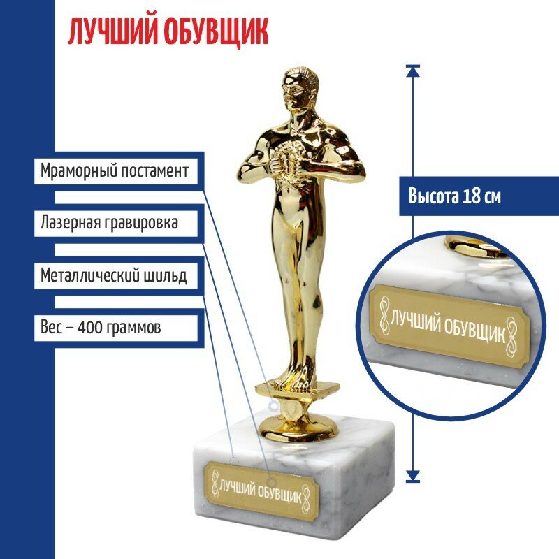 Статуэтка Фигура "Лучший обувщик" (18 см)