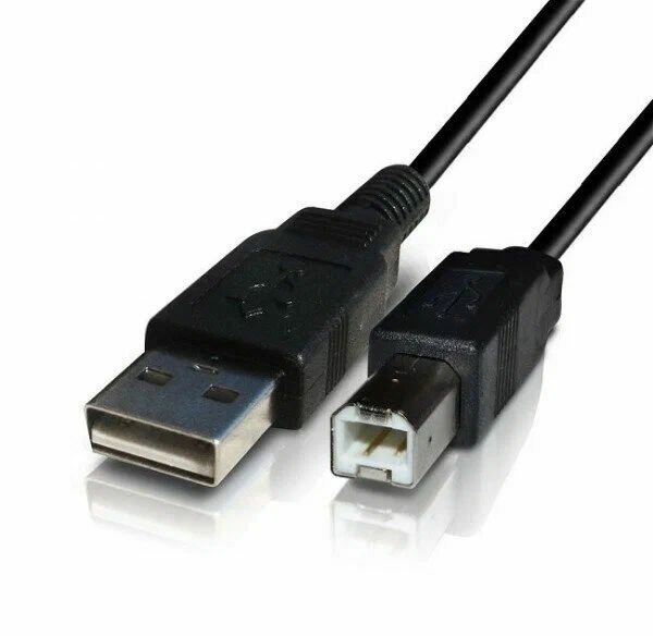 Кабель для принтера 2.0 USB (m) штекер на штекер USB type B (m) 30sm