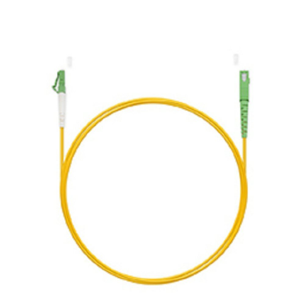 Cabeus Кабель волоконно-оптический FOP s -9-LC APC-SC APC-5m, 5м, желтый