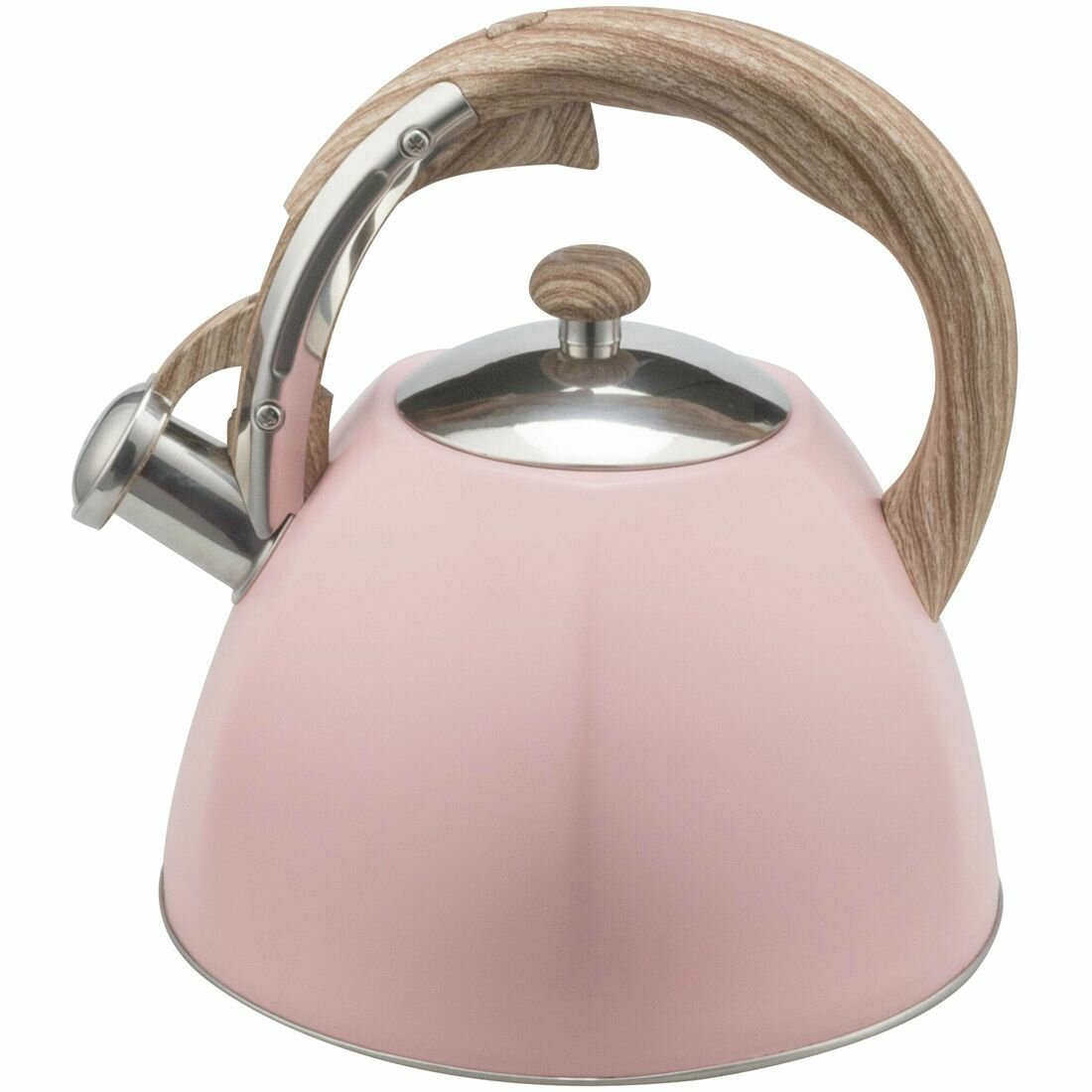 Чайник 3л со свистком, капсулированное дно (нержавейка)