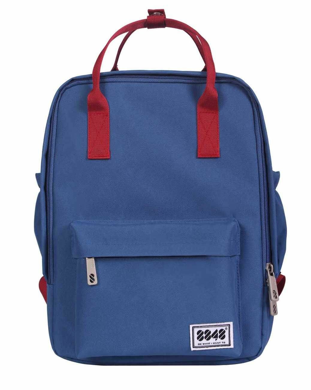 Рюкзак водоотталкивающий маленький с двумя ручками 8848 Navy Red