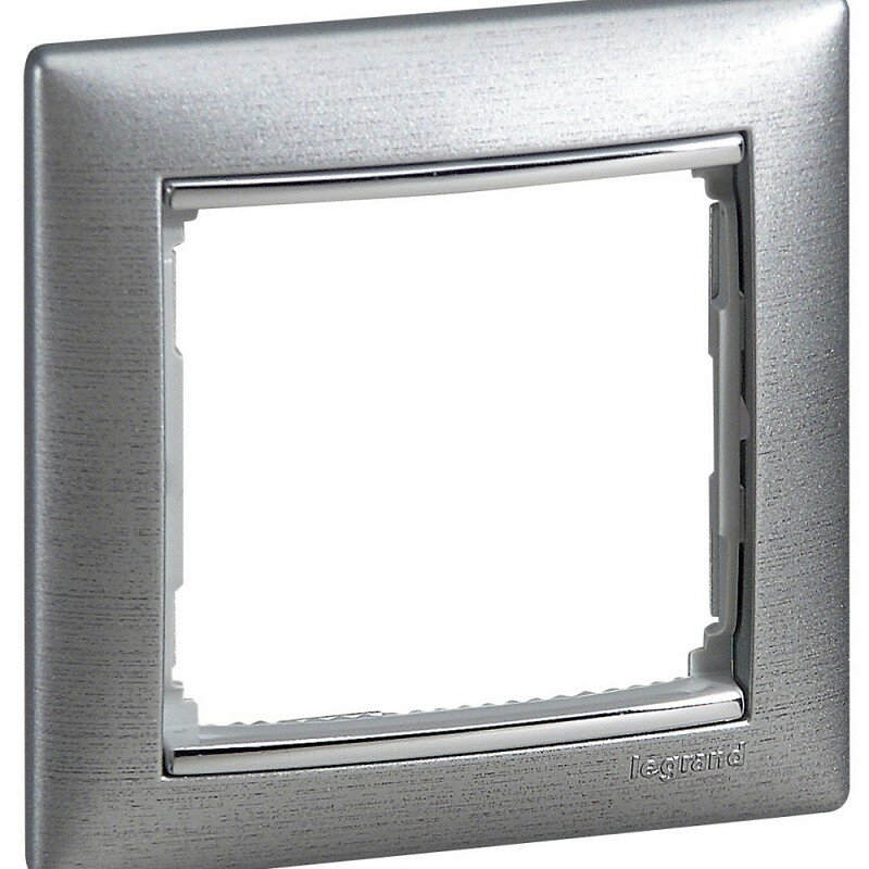 VALENA Рамка 1 пост матовый алюминий LEGRAND (770331), цена за 1 шт