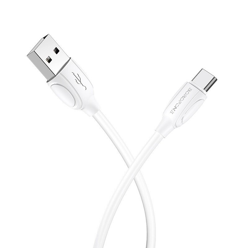 Кабель USB Borofone BX19 Benefit, Type-C, 1м, белый