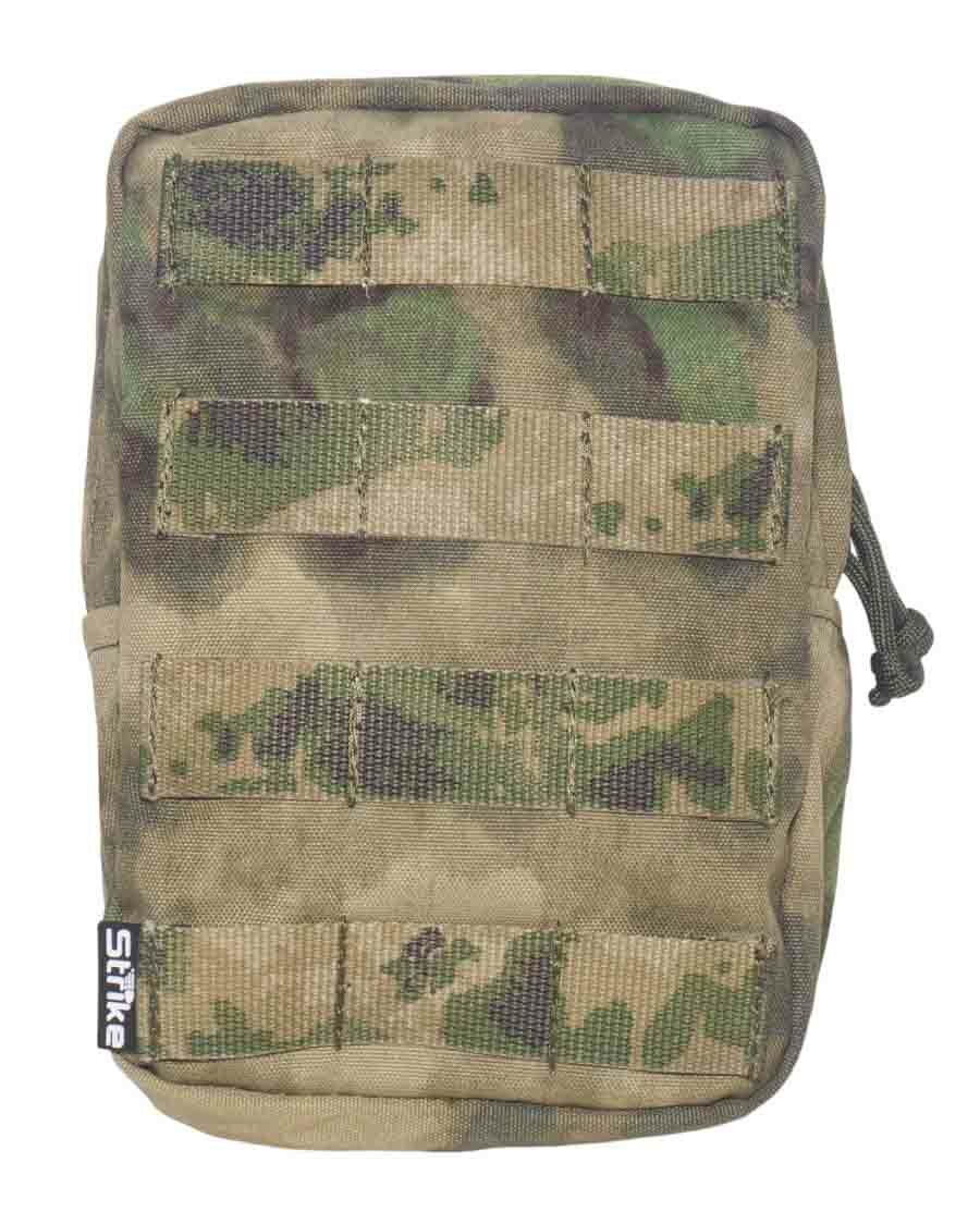 Подсумок утилитарный Strike вертикальный на 3 молле, A-TACS Camo кордура