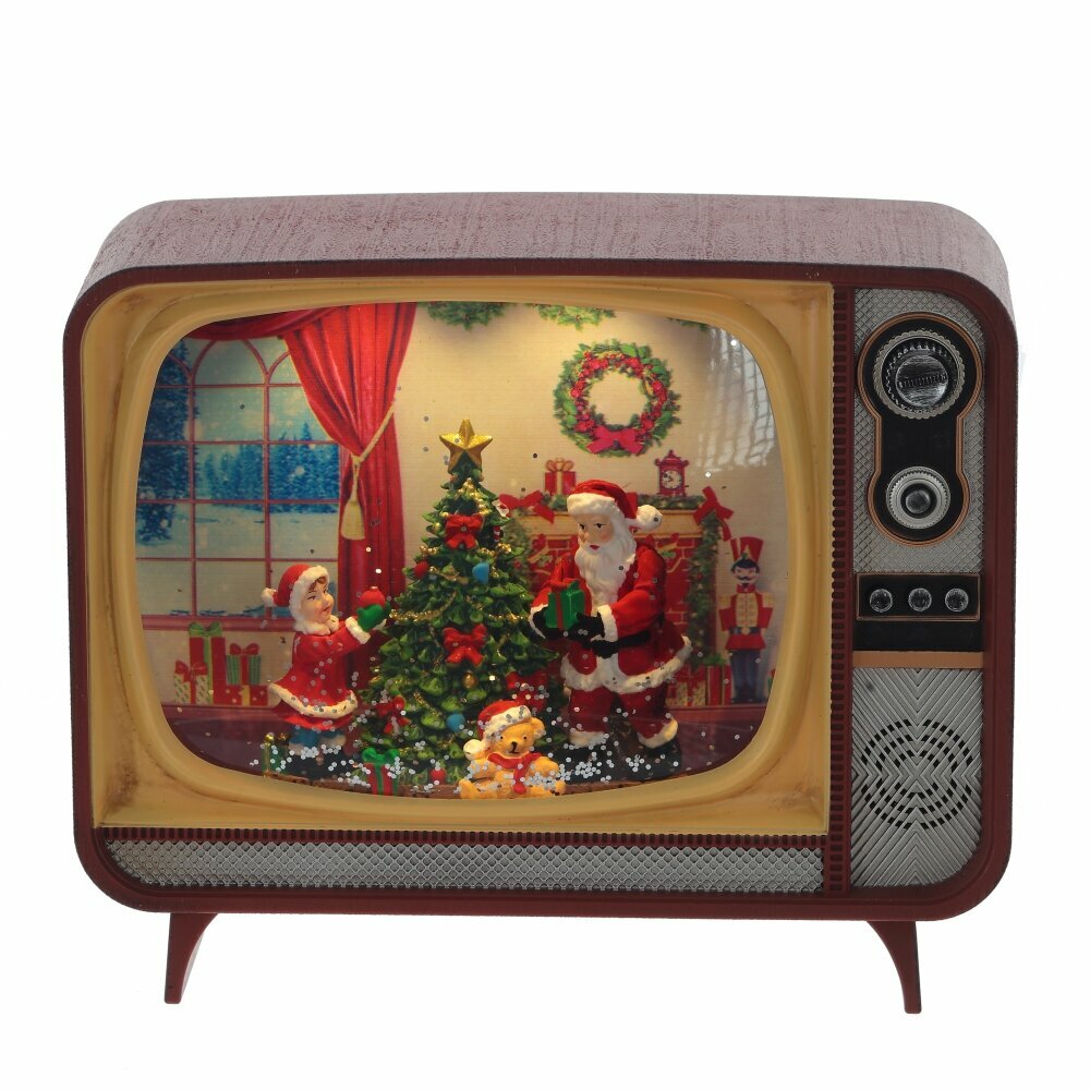 Изделие декоративное Телевизор (подсвет, вьюга) KSM-812868