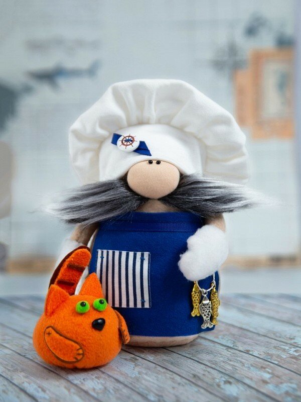 Набор для шитья Перловка #ГД-29 Боцман и Кок, 17 см