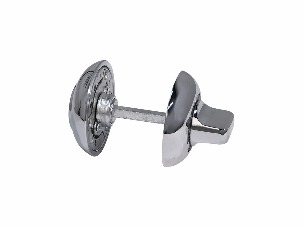 Фиксатор-ключ Palladium круглый, ЦАМ, цвет хром