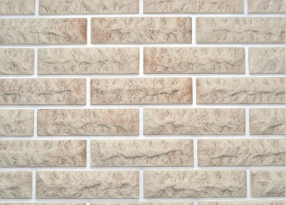 Декоративный Кирпич Русский Камень Каменный Миндаль Артикул 11.02 Ш25хВ6.5 1м2.