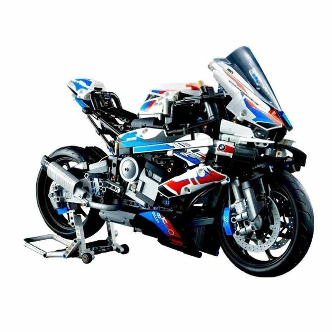 Конструктор Техник набор "Мотоцикл БМВ М 1000 РР" 1920 деталей, спортивная машина technology