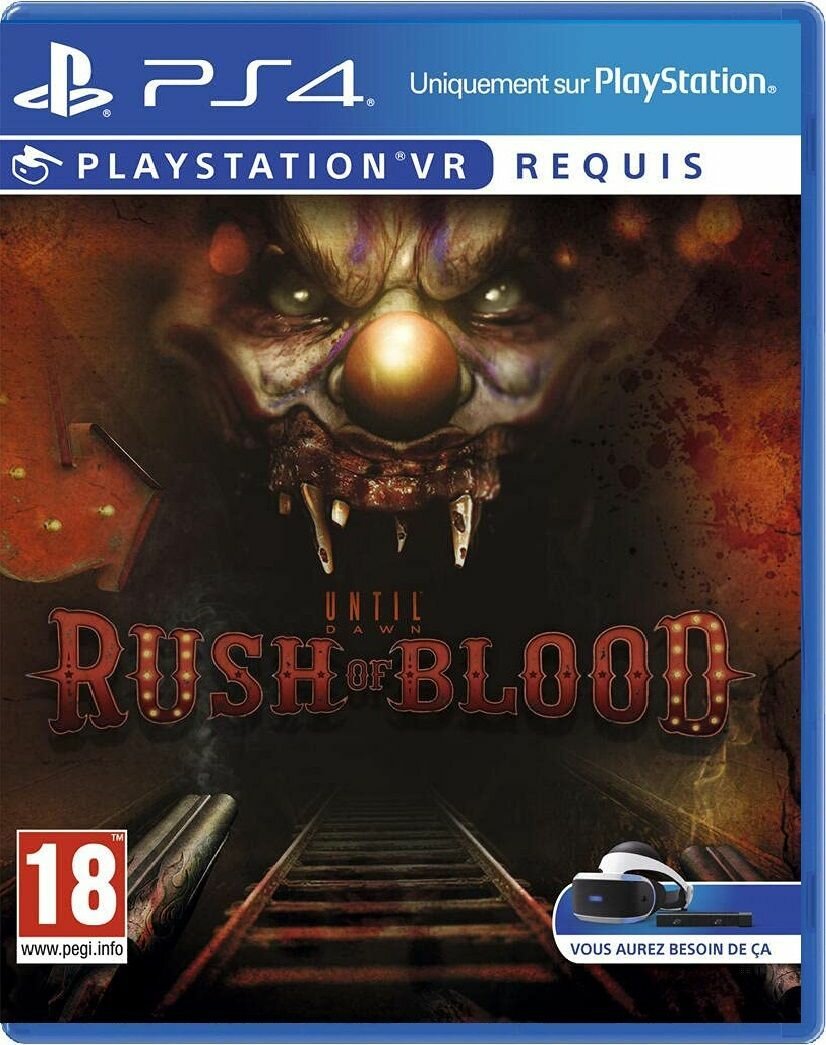 Игра Until Dawn: Rush of Blood (только для PS VR) (русская версия) для PS4