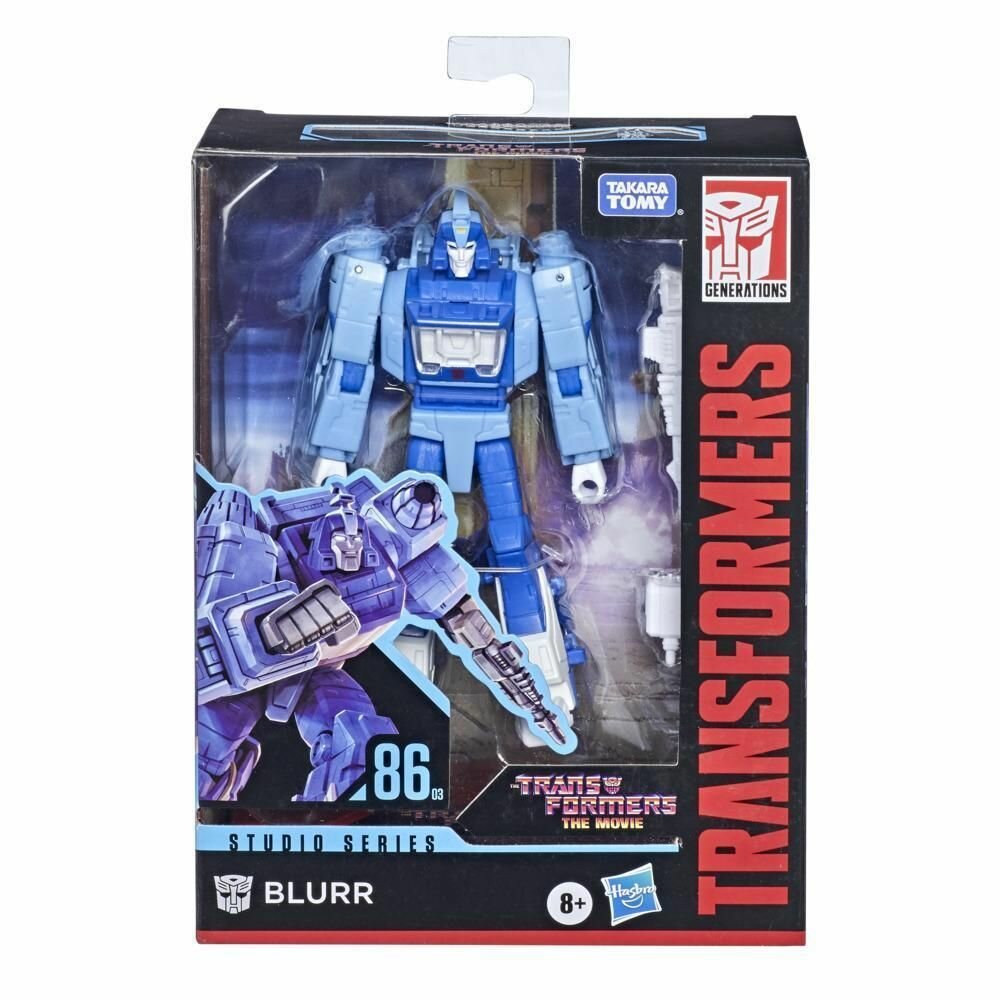 Трансформеры игрушки Hasbro Transformers Studio Series Deluxe The Transformers: The Movie 86-03 Blurr (11.5cm) F0711