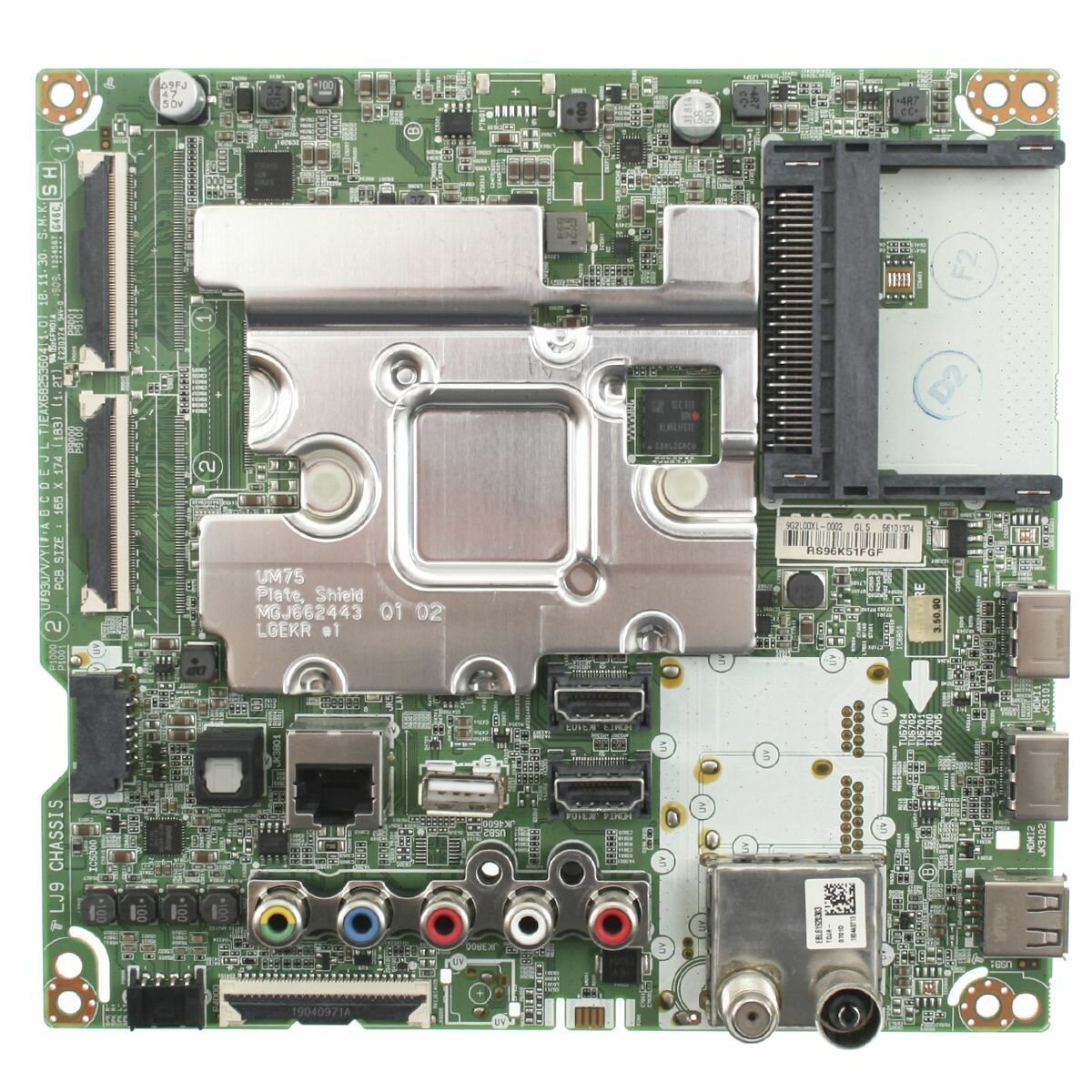 Плата управления EAX68253604(1.1) EBT66101304 для телевизора LG 43UM7500PLA