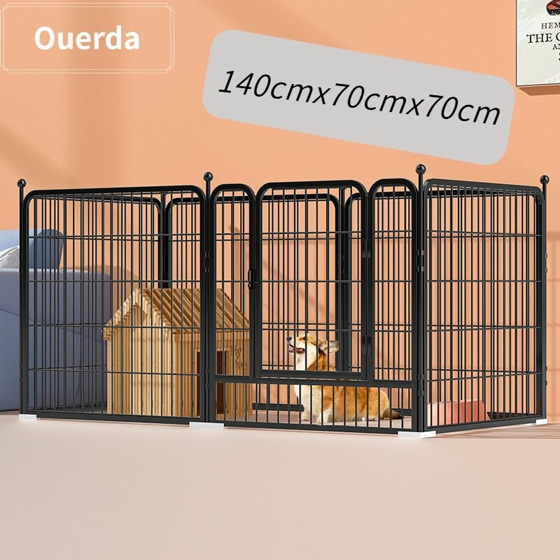 Ouerda-Вольер для собак металлический, 140х70х70 см