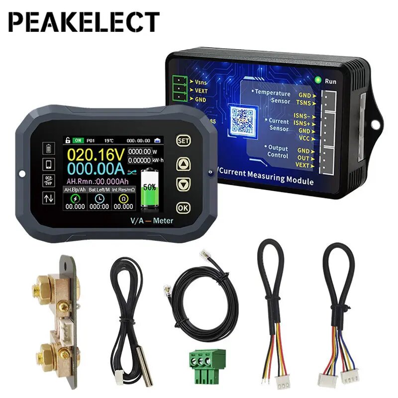 Peakelect KG-F Серии Кулометр Аккумулятора 120V 100A