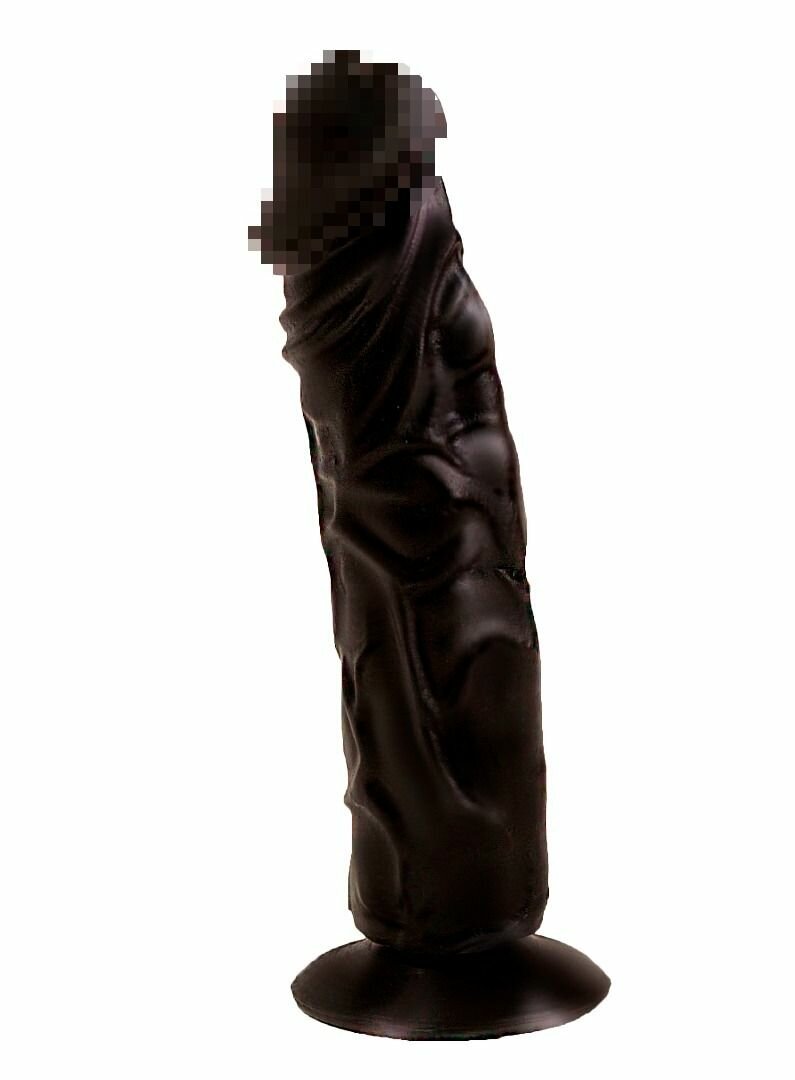 Фаллоимитатор Love Toy на присоске, черный