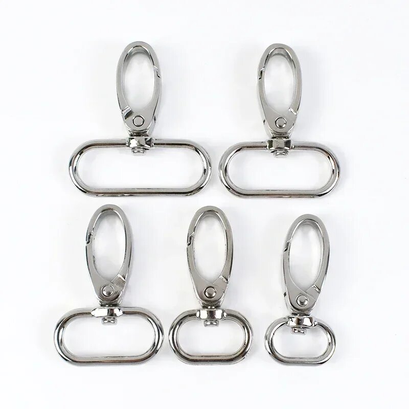 Металлические пряжки для сумки Meetee Серебряный, 32mm-100Pcs, Silver