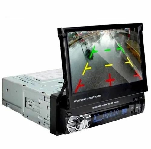 Автомагнитола 1din с выдвижным экраном