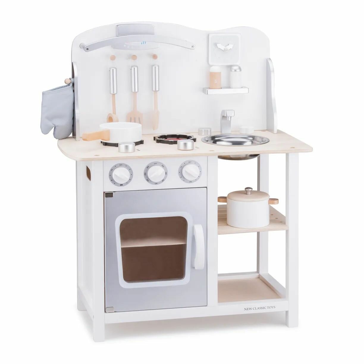 Кухня New Classic Toys "Bon Appetit", деревянная, 3-5 лет, бесцветная