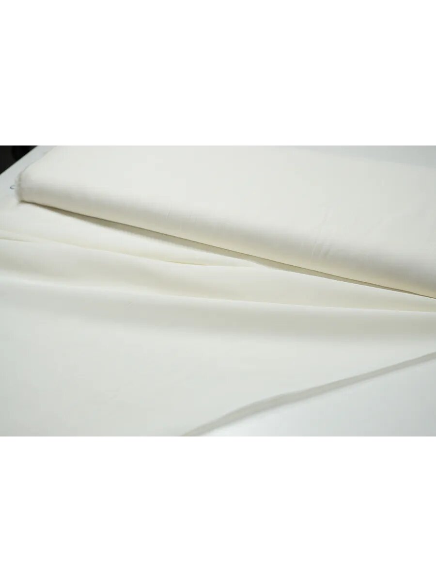 Ткань Вискоза полупрозрачная молочная