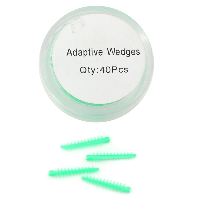 40 шт, стоматологические адаптивные силиконовые межзубные клин, стоматологические матричные клинья, медицинские силиконовые автоклавированные стоматологические материалы