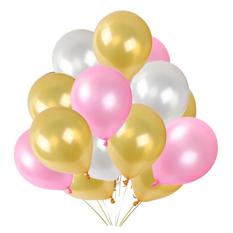 10/20/30 шт. золотые, черные, розовые латексные шары для детского душа, свадьбы, дня рождения, декор для детей и взрослых, прозрачные воздушные шары, юбилей