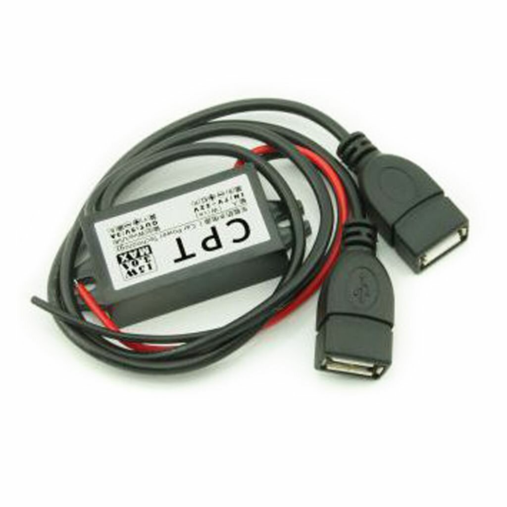 Конвертер постоянного тока 12В до 5В 3А 15Вт USB