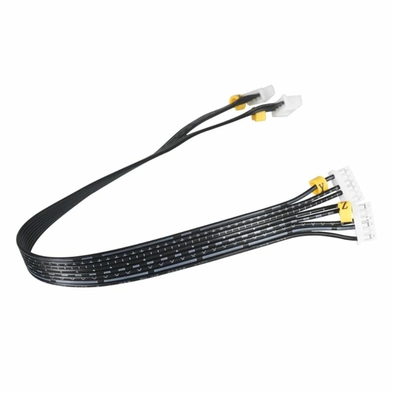 Прочный кабель шагового двигателя для 3D-принтера, двойной соединительный провод YZ/XE точного управления шаговым движением 90 см/25 см