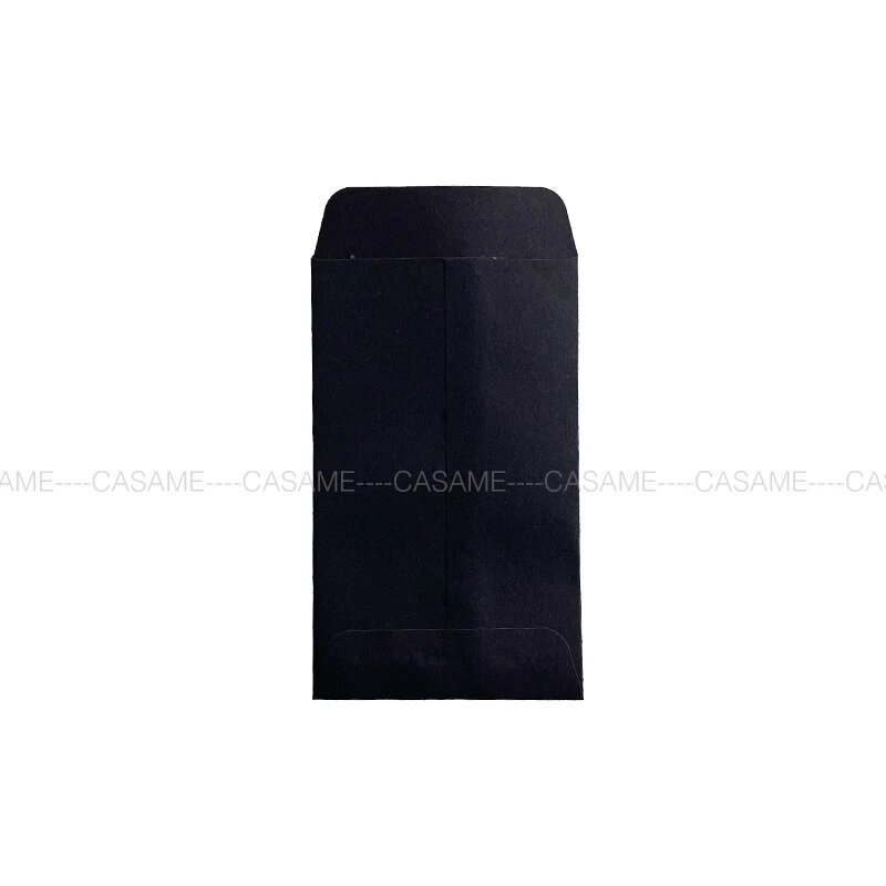 Мини-конверты из крафт-бумаги Casame 25/50/100 шт. Черный, black, 50 pcs