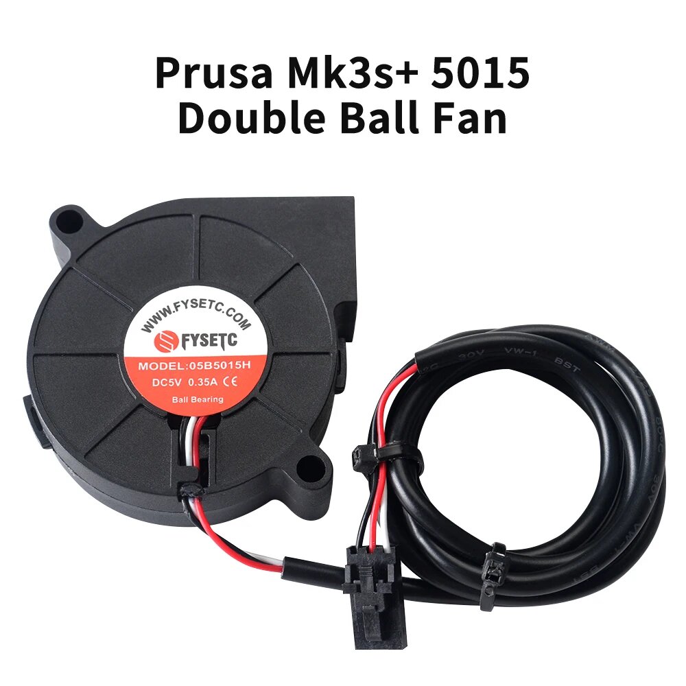 FYSETC 4010 5015 вентилятор для 3D-принтера Prusa MK3S 2PCS, 5015