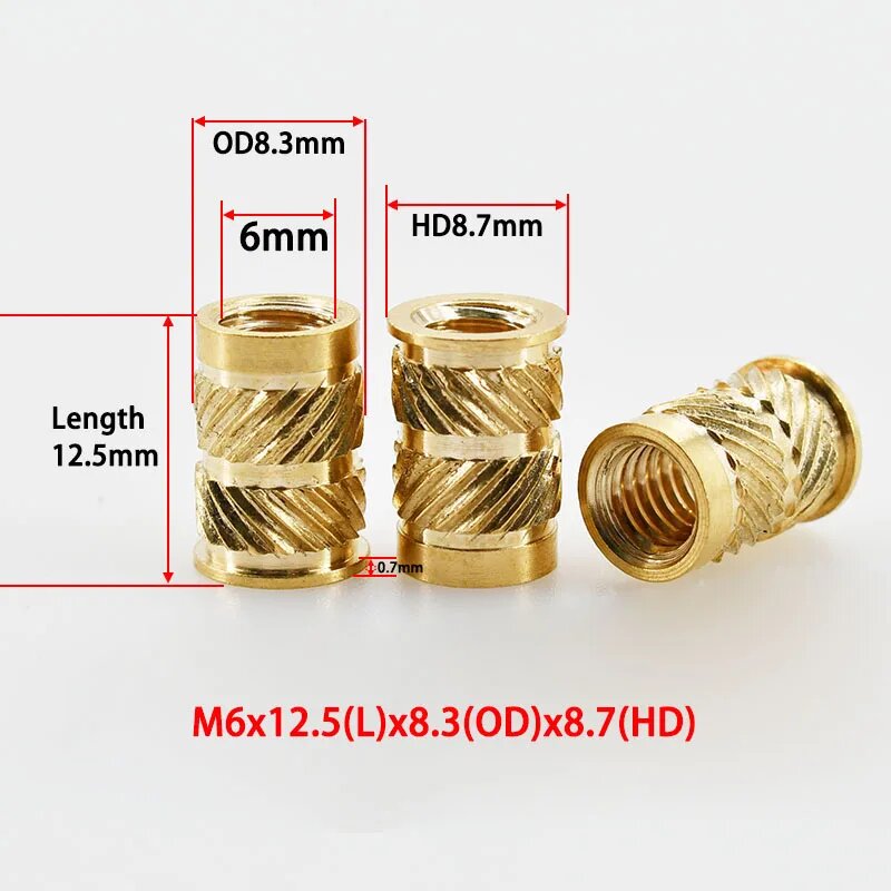 Медные фланцевые гайки M2 M3 M4 M5 M6 M8