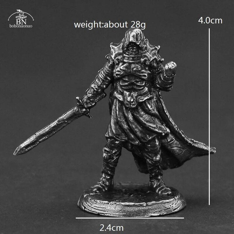 Медные миниатюрные фигурки демона, воина, собаки