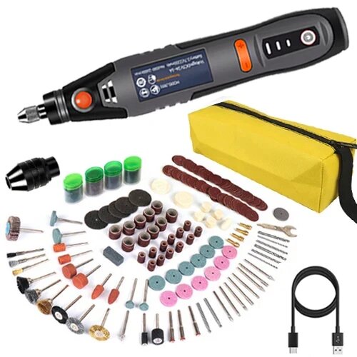 Беспроводная дрель-ручка dutoofree 3-скоростная 361PCS accessory