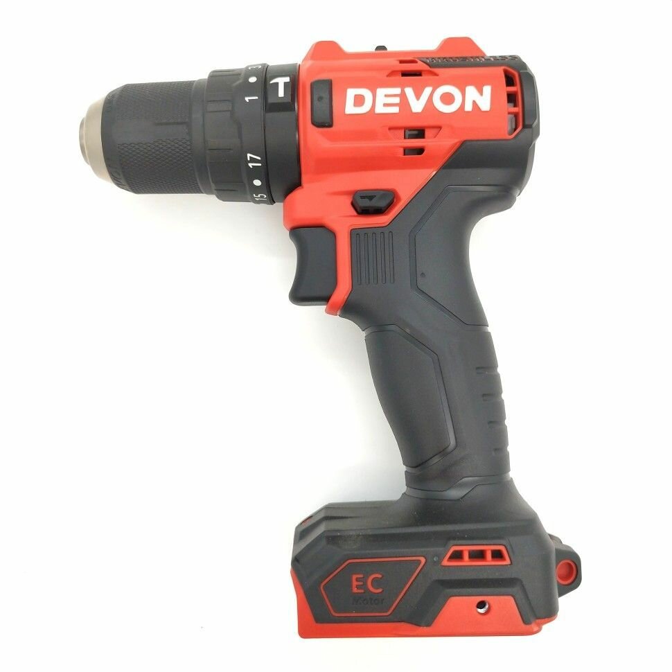 Аккумуляторный шуруповерт DEVON 5211-LI-20, 20 В, 55 Нм без аккумулятора и ЗУ