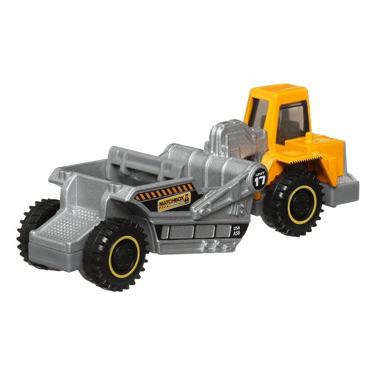 Машинка Mattel Matchbox - Рабочие машины, MBX Дорожный скребок (9/16) HLM96 (N3242)