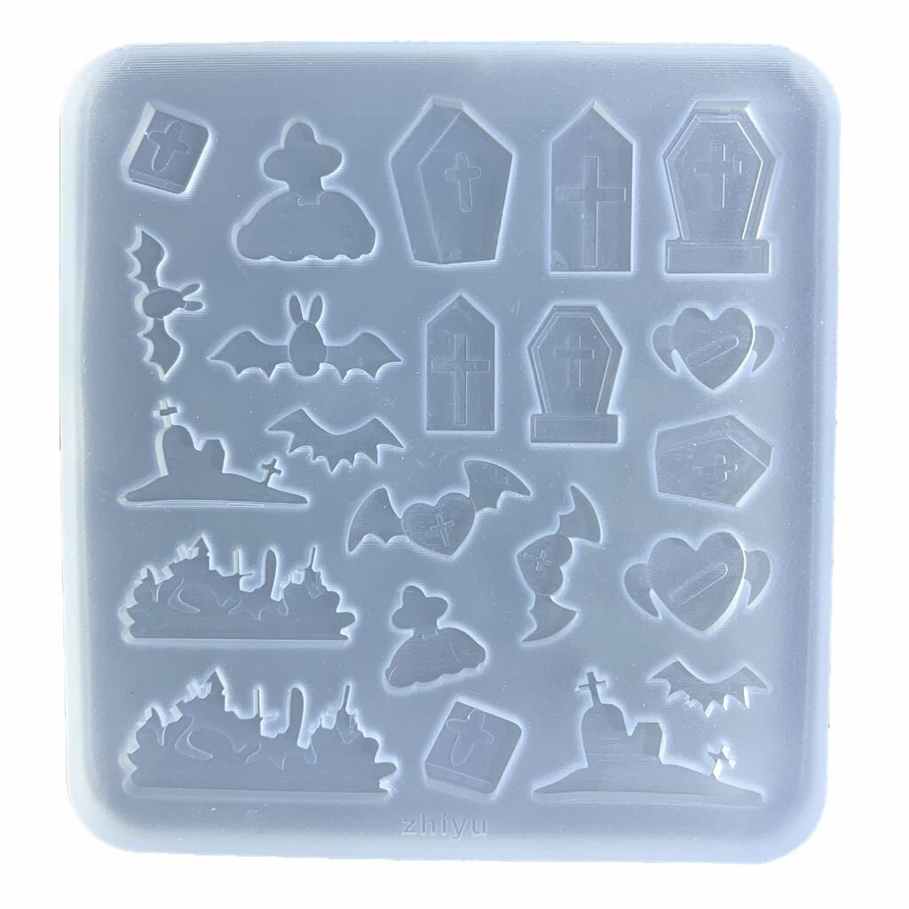 Силиконовая форма для эпоксидки "Теннисная звезда с бантом"