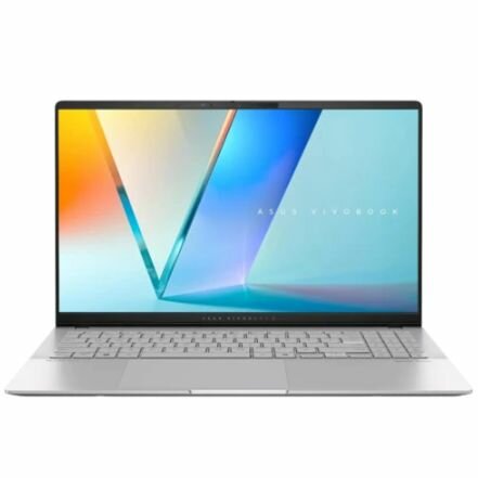 15,6" Ноутбук ASUS Vivobook S S5507QA-MA012W (90NB14Q2-M005C0) серебристый - 2880x1620, OLED, Qualcomm Snapdragon X Plus X1P 42 100, ядра: 8 x 3,2 ГГц, 16 ГБ, SSD 512 ГБ, Qualcomm Adreno GPU, W11Home