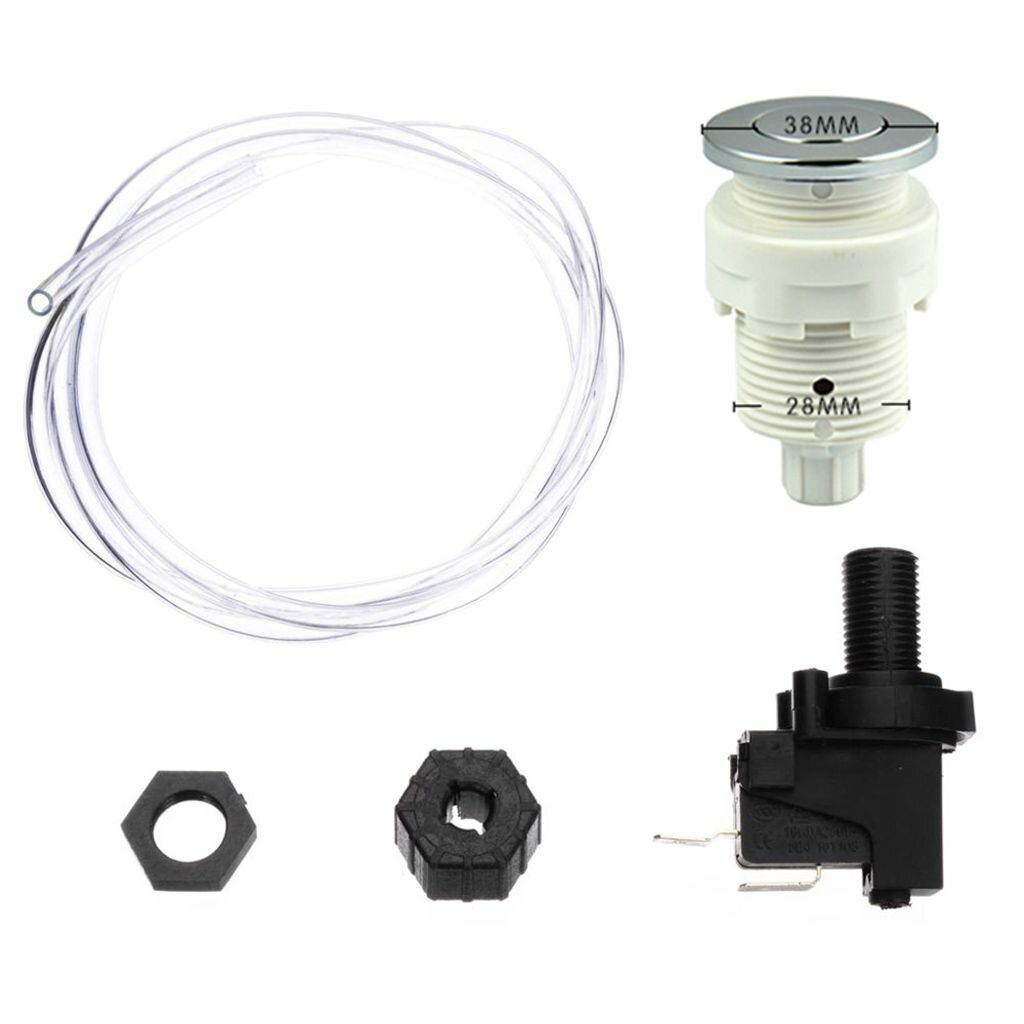 (1 шт.) Выключатель для мусора Jacuzzi Self-Locking Air Switch-28 Buttons