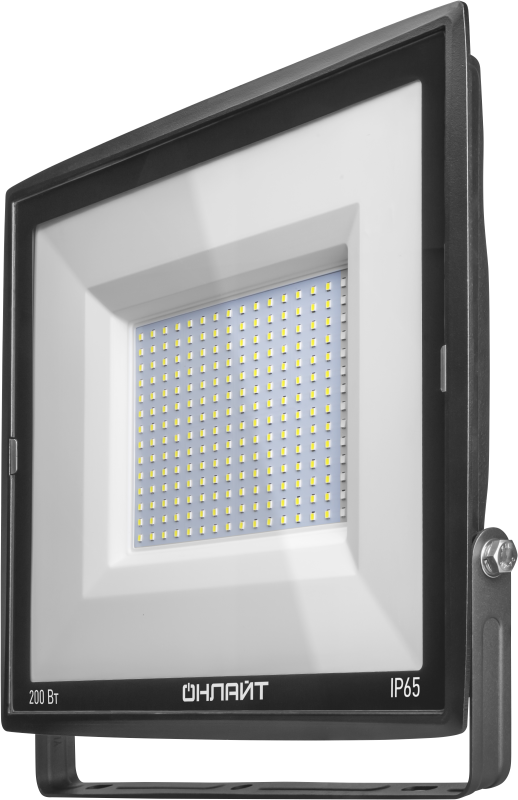 Прожектор светодиодный 14 345 OFL-200-6.5K-BL-IP65-LED 200Вт 6500К IP65 18000лм черн. Онлайт 14345