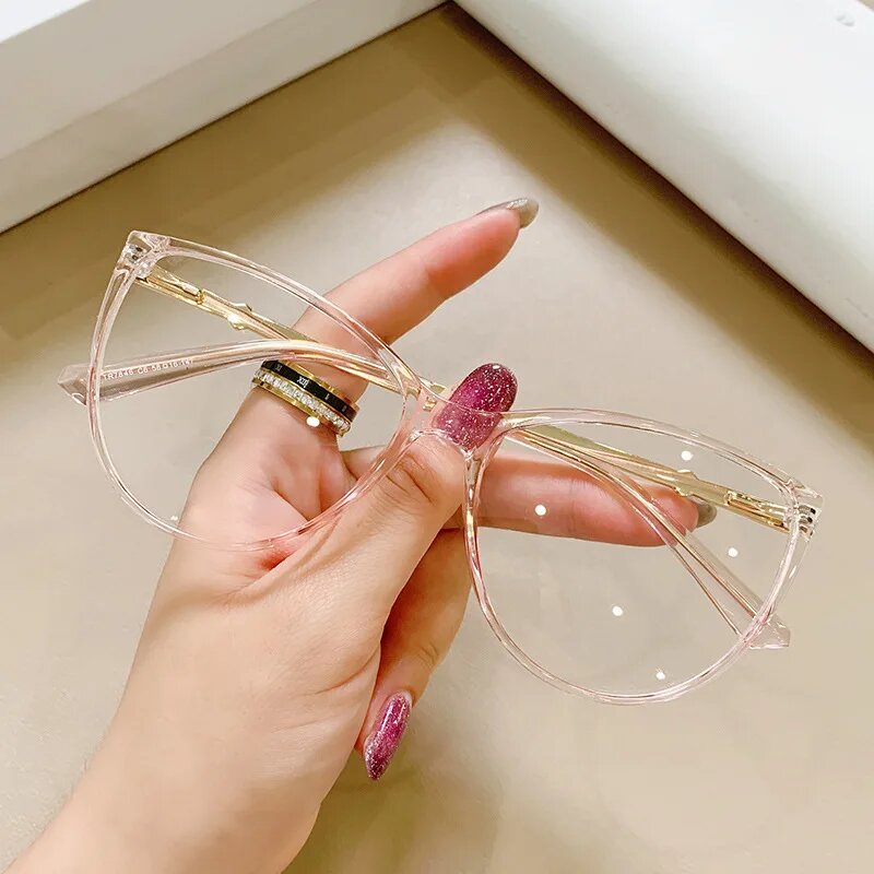 Женские очки CCspace розовые, TR90, clear pink