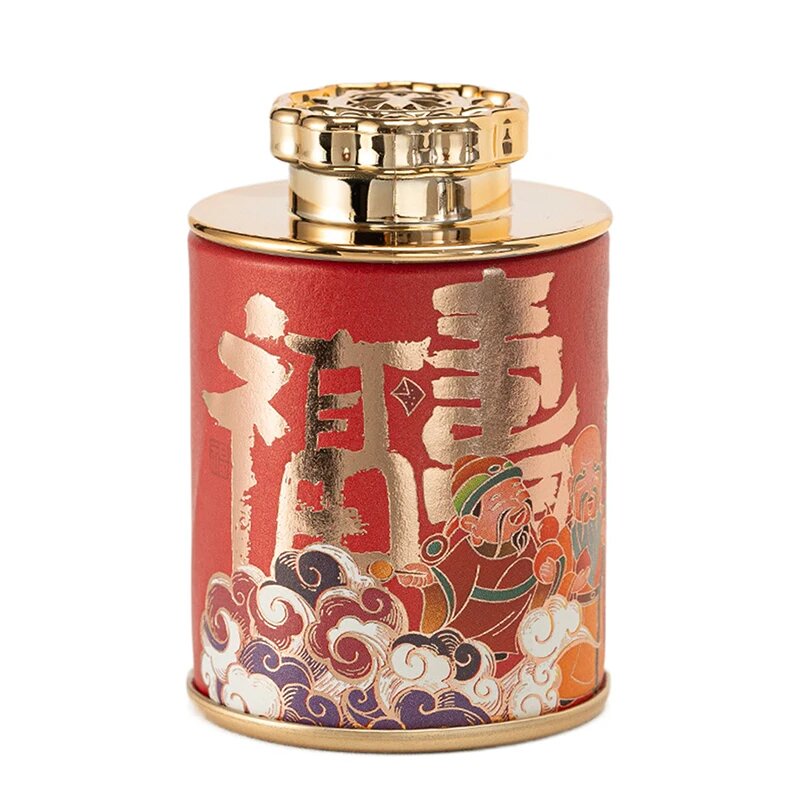 Стальная мини-банка для чая