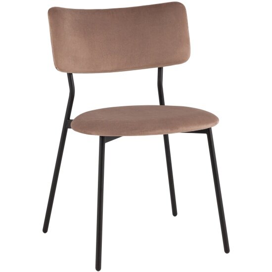 Стул обеденный Stool Group Амелия велюр коричневый