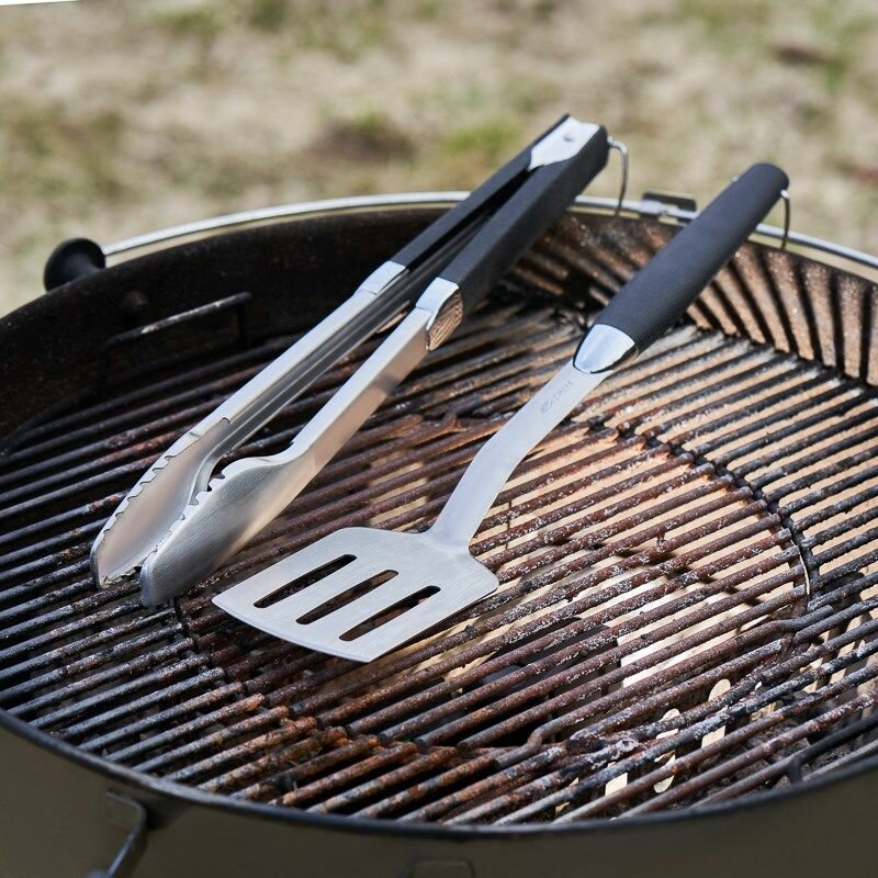 Набор лопатка и щипцы для гриля Комфорт, термопластичная рукоятка сокол