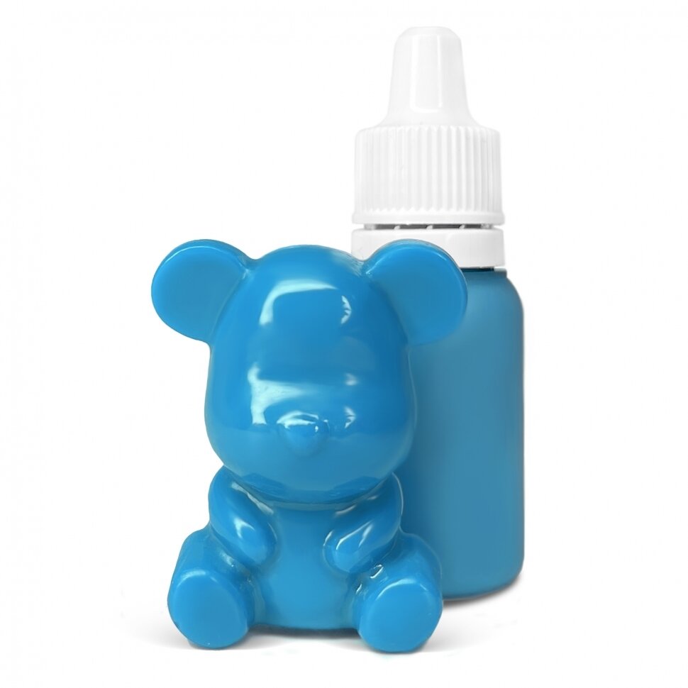 Сине-бирюзовый колер/краситель для эпоксидной смолы EPOXYMASTER, 10мл