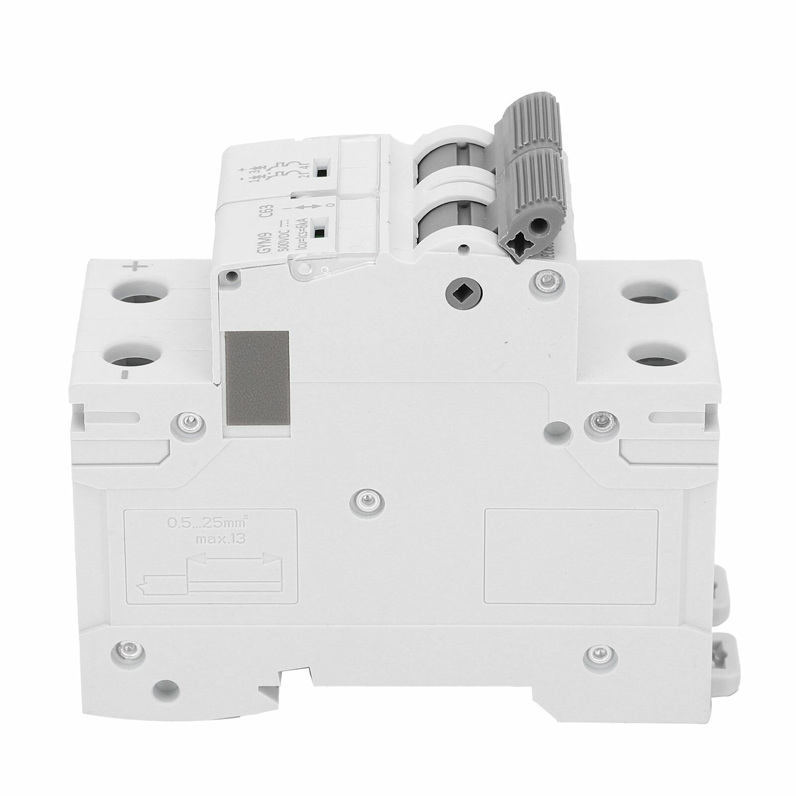 Автомат GYM9-C63 2P 1-63А для защиты оборудования