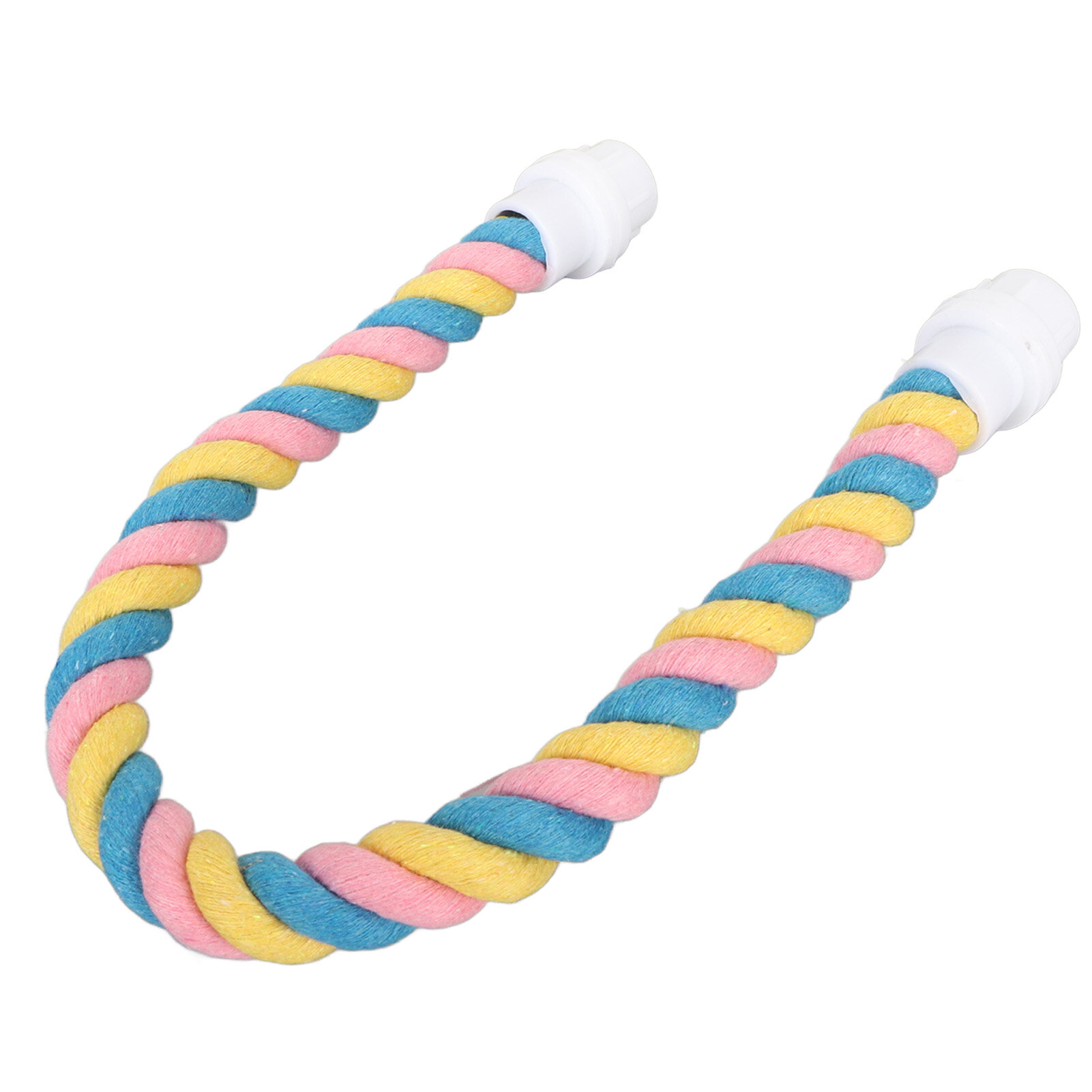 Птица Веревка Окунь Красочные Гибкие Хлопковые Качели Попугай Восхождение Стоячая Игрушка для Корелл Попугаи L 23,6 дюйма