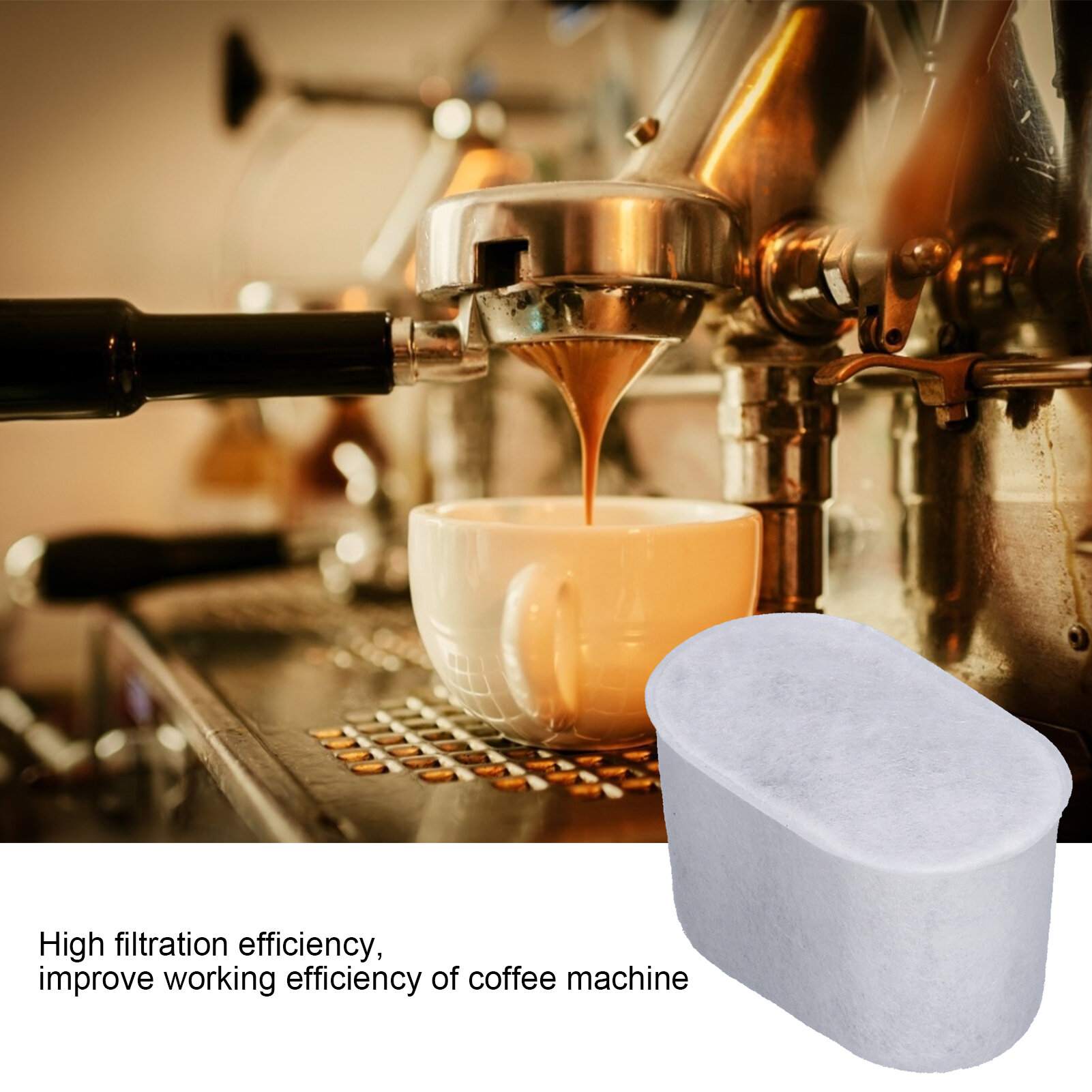 6 шт, фильтр для воды для кофемашины, кофеварка с активированным углем, фильтрующий сердечник для BREVILLE